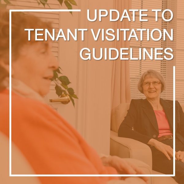 Update to Tenant Visitation Guidelines | Radiant Care
